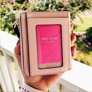 kate spade | Bags | Kate Spade Floral Pup Dog Bifold Wallet | Poshmark